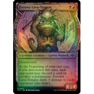 FOIL ZOYOWA LAVA-TONGUE (SHOWCASE) X4 The Lost Caverns Of Ixalan LCI ...