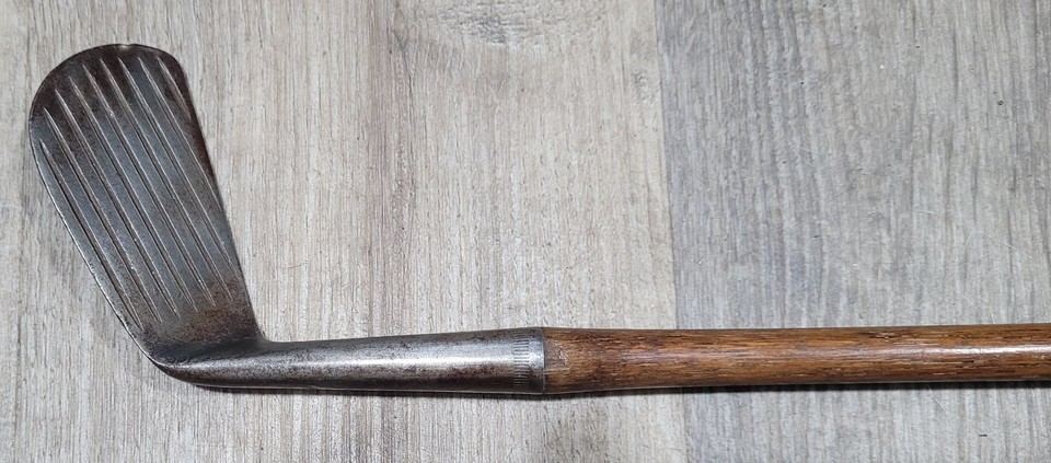 Antique Vintage Dave Hunter West Orange N.J. Hickory Wood Shaft Golf ...