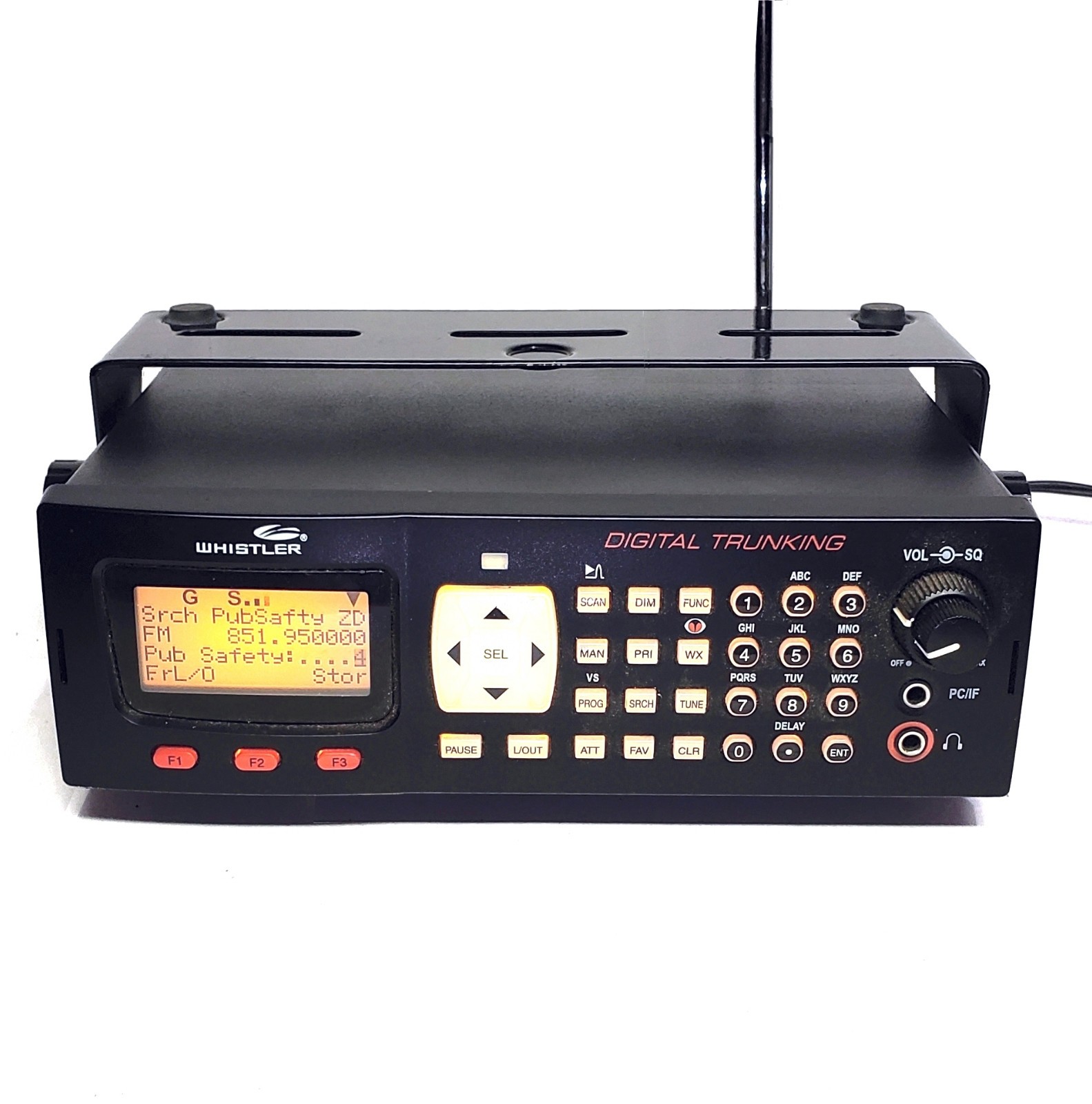 WHISTLER WS1065 DIGITAL TRUNKING SCANNER DESKTOP APCO P25 696591750495 ...