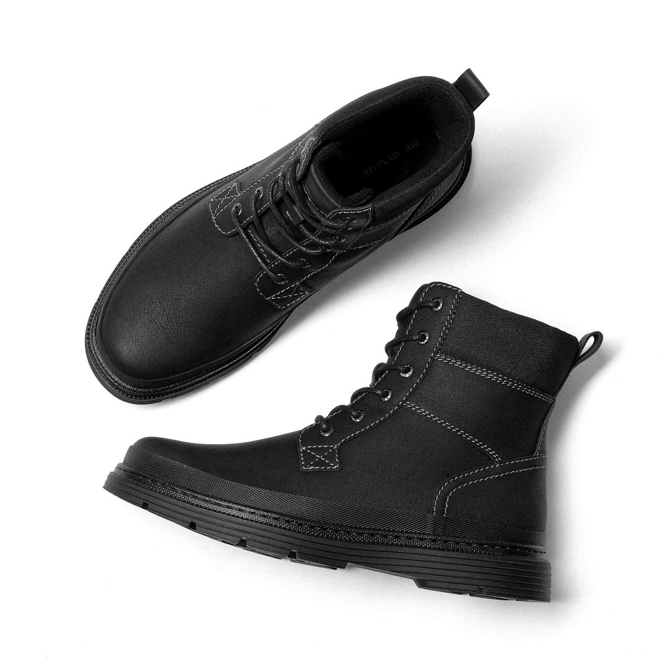Men's Winter Ankle Boots Waterproof Insulated Outdoor Shoes Warm Snow ...