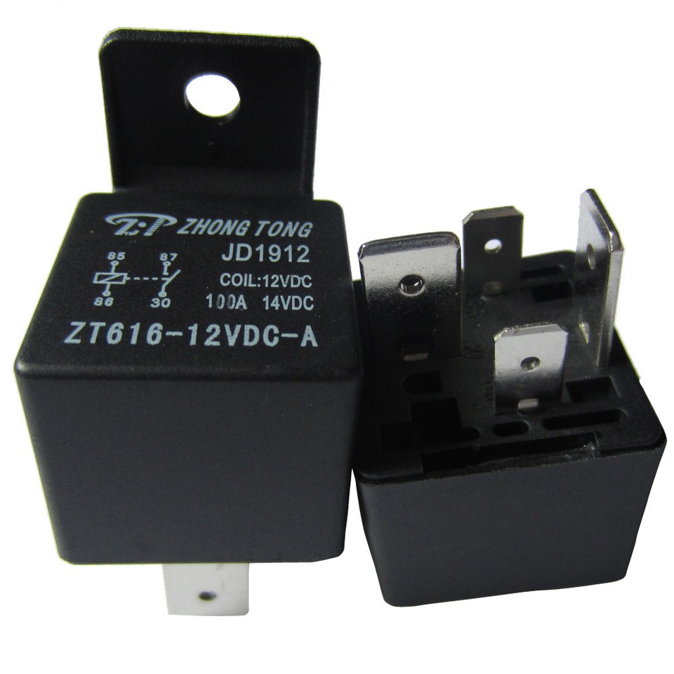 Sales Hot Car Motor Automotive 12V 100A 100 AMP SPST Relay 4 Pin Heavy ...