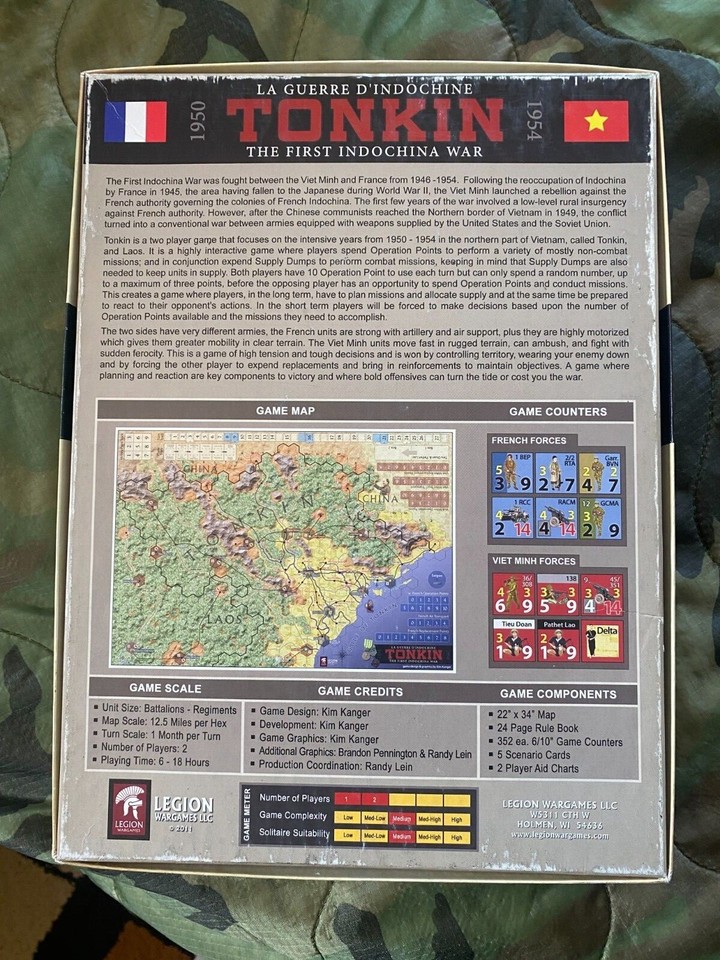 Legion Wargames, LLC Tonkin 2011 Wargame | eBay