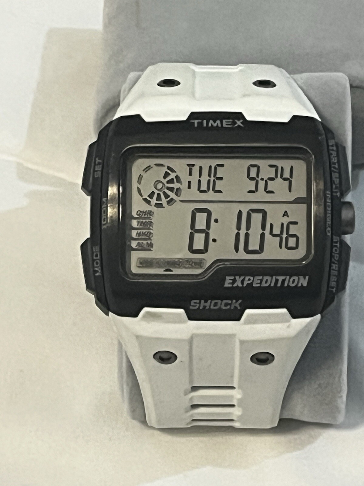 Timex Expedition Grid Shock 50mm White Resin Case with White Resin ...
