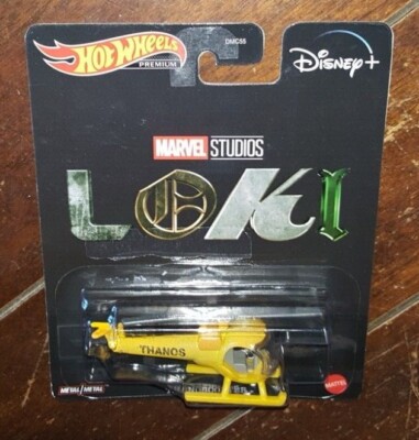 Hot Wheels Premium Marvel Studios Loki: THANOSCOPTER (2021, Real Riders ...