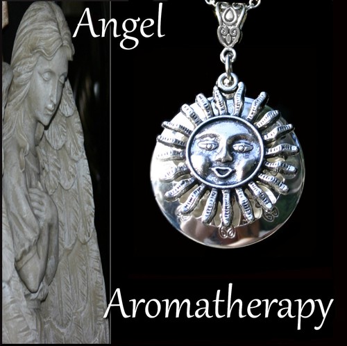 Essential Oil Diffuser Sun Face Necklace Locket Aromatherapy US Seller ...