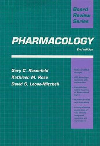 Pharmacology (Board Review Series) - Paperback By Rosenfeld, Gary C ...