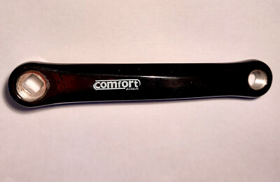 Fahrrad Kurbel Kurbelarm Alu Schwarz links 170 mm Velo Bike Rad APOLDA ...