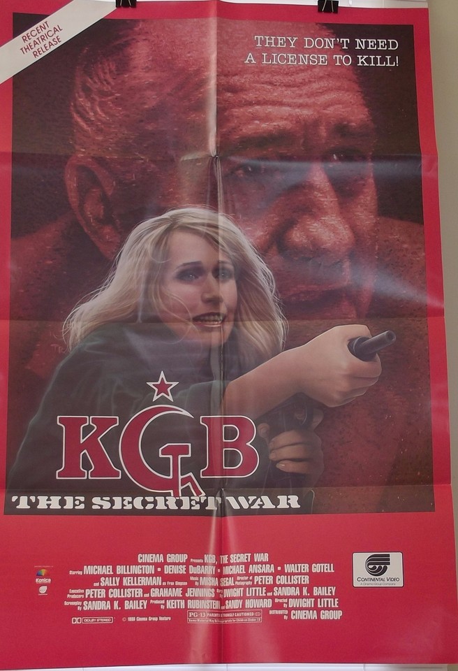 KGB The Secret War Movie Poster 1985 Folded | eBay