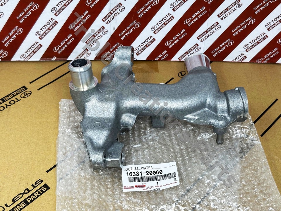 Genuine 16331-20060 Lexus ES300 ES330 Camry Solara MCV30 Water Outlet ...