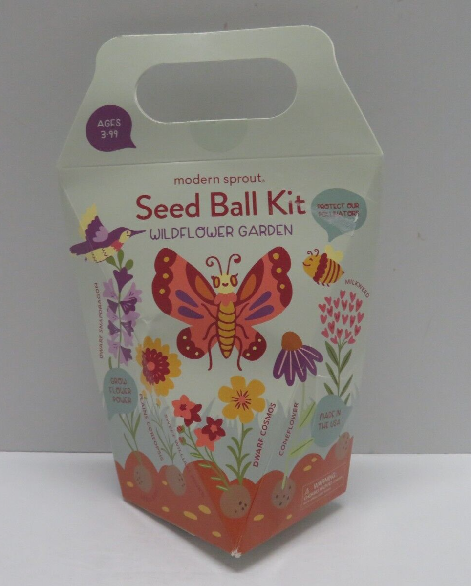 Modern Sprout Seed Ball Kit Wildflower Garden Starter Kit | eBay
