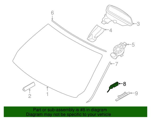 BMW 51137321818 Genuine OEM Side Molding Clip for sale online | eBay