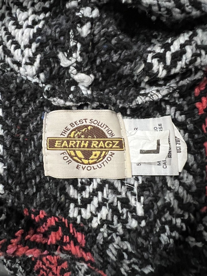 Earth Ragz Hoodie Coral/Black/Grey/White Size Large - Unisex | eBay