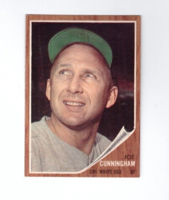 1962 Topps Baseball card #195 Joe Cunningham White Sox | eBay