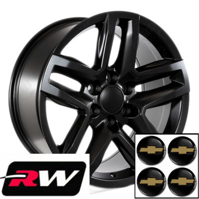 20 inch satin black 2021 Chevy Silverado 1500 OE replica Trail Boss ...