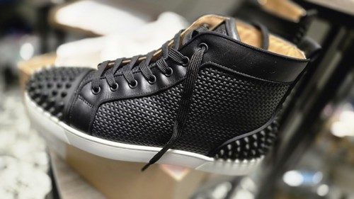 Christian Louboutin LOU SPIKES 2 FLAT LO | eBay
