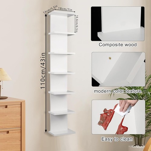 2 Pack Wall Shelf Unit Lack Floating Shelf Compact Display Floating ...