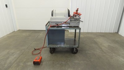 Ridgid 1822-I Pipe Threader Threading Machine Cart Auto Chuck 815 Head ...