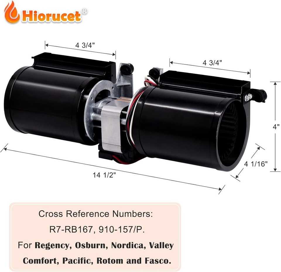 910-157/P Replacement Blower Motor for Regency, Pacific Energy Wood ...