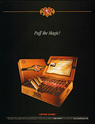1997 Cupido Cigars limited reserve puff the magic vintage photo print ...