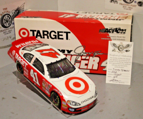 2002 Jimmy Spencer Target 1/24 Action NASCAR Diecast Autographed | eBay