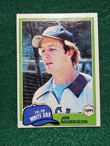1981 Topps Jim Morrison Chicago White Sox #323 | eBay