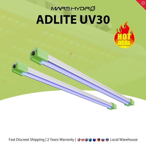 MARS HYDRO ADLITE UV30 UV SUPPLEMENTAL LED GROW LIGHT BAR (2-PACK) | eBay