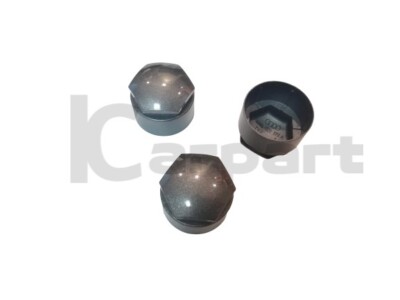 5X NEW Audi Anti-theft wheel bolt cover cap AUDI grey JG3 GENUINE ...