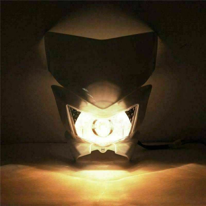 MOTORCYCLE HID FRONT HEADLIGHT HEAD LAMP12V 35w MX ENDURO DIRT TRAIL ...