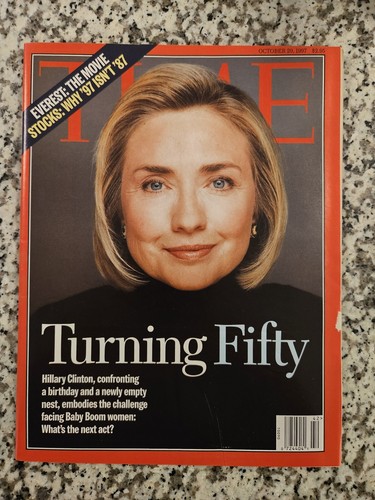 TIME MAGAZINE 1997 OCT. 20 HILARY CLINTON COVER LOOKING AHEAD TO NEXT ...