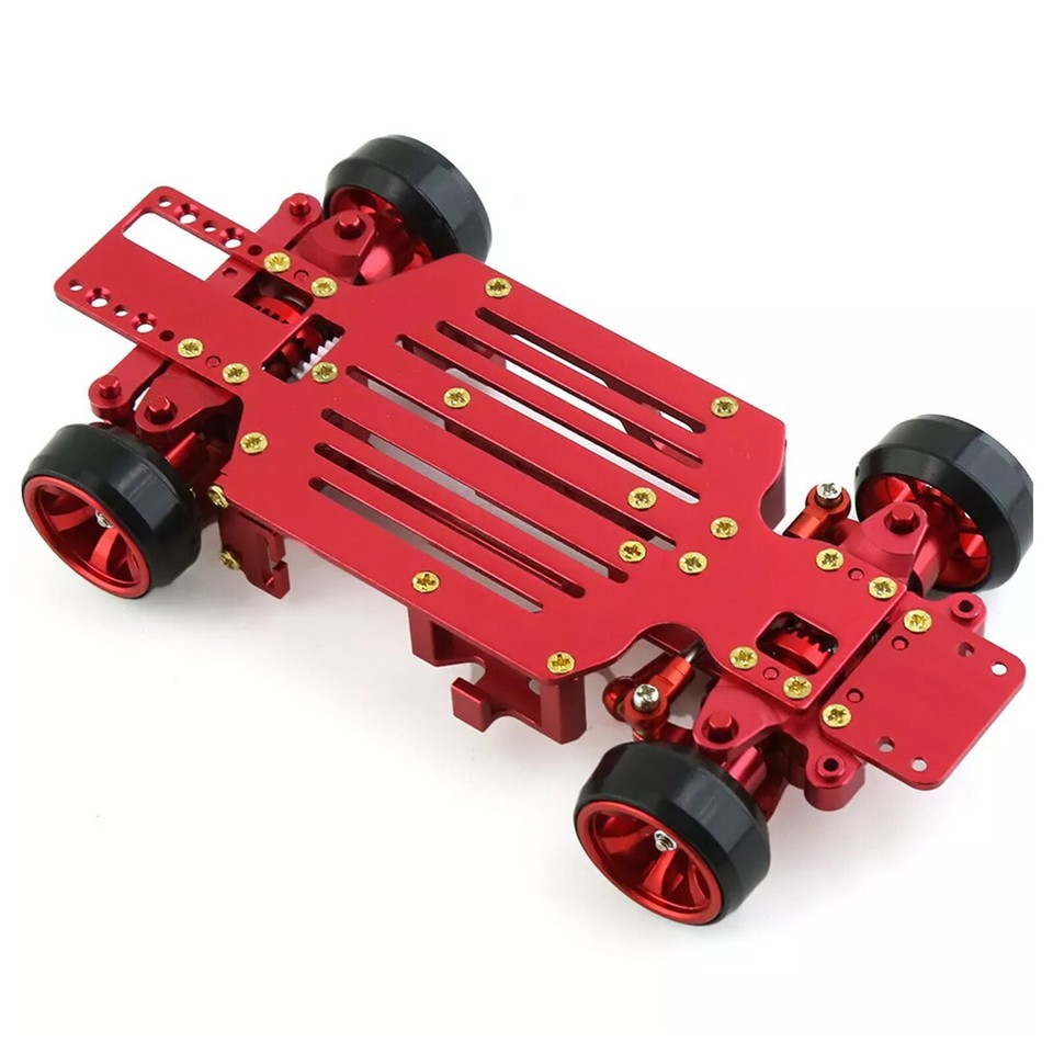 1/28 Professional Racing Car CNC Metal Frame RC Drift Car Remote ...