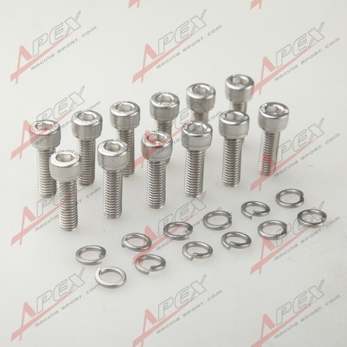 LS1 HEADER BOLTS SS304 LSX LS2 LS3 LS6 LS7 GM VORTEC 4.8 5.3 6.0 6.2L ...