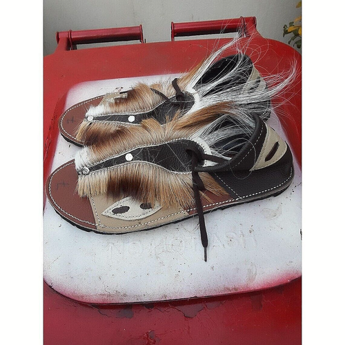 Imbadada Zulu rubber sandals African shoes summer slides slip on's ...