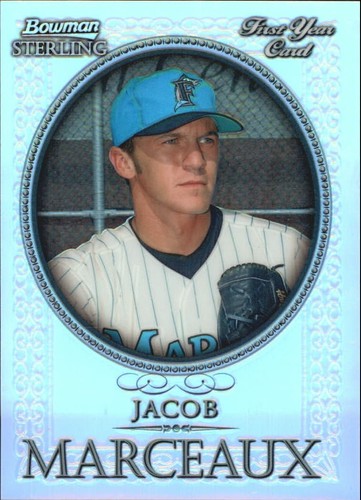 2005 Bowman Sterling Refractors #JMA Jacob Marceaux Rookie RC Card /199 ...