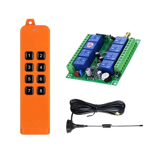 Quality Wireless RF Relay Module Switch 8-Channel Remote Control 868MHz ...