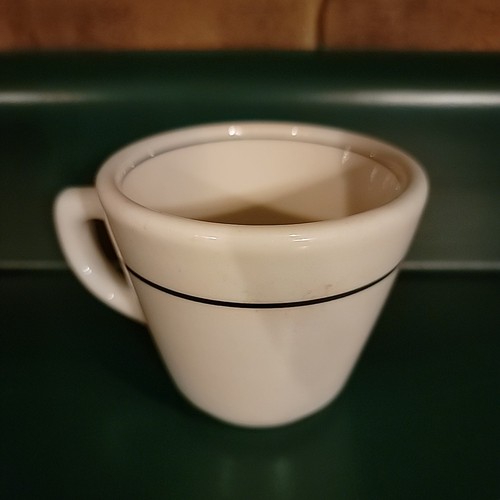 Walker China White Green Flowers Tea Coffee Cup Vitrified Bedford Ohio ...