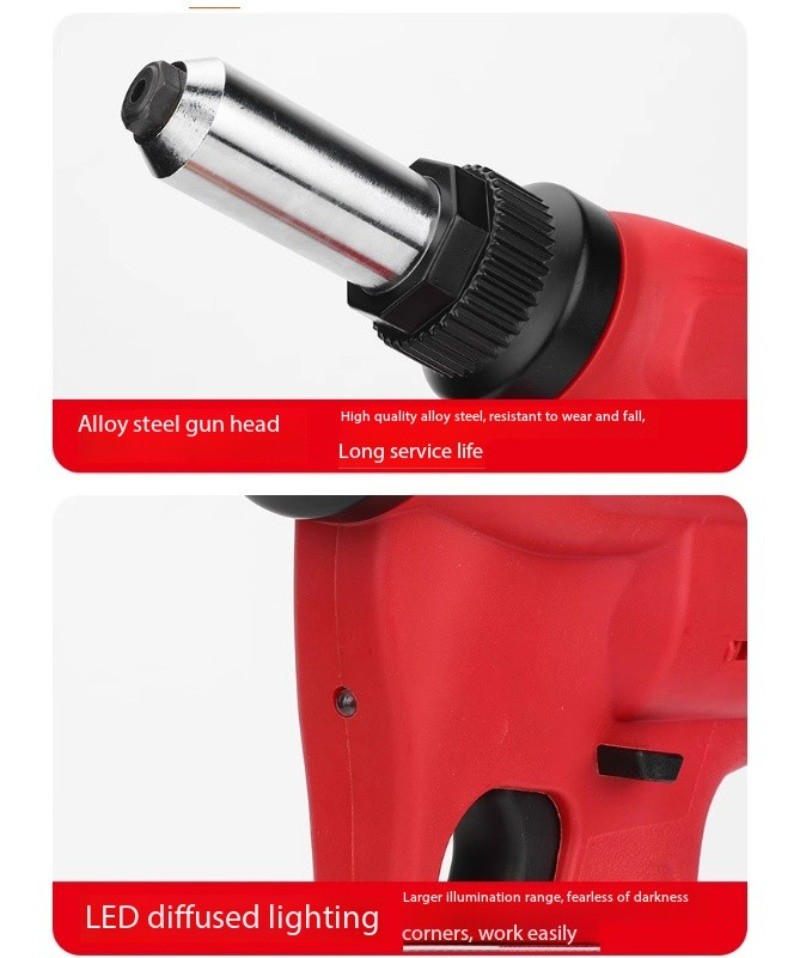 Stainless Steel Electric Rivet Gun Rivet Gun Fully Automatic Rivet Gun ...