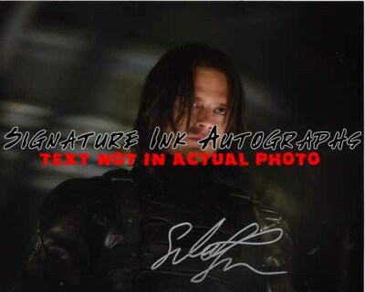 SEBASTIAN STAN AUTOGRAPHED SIGNED CAPTAIN AMERICA WINTER SOLDIER 8X10 ...