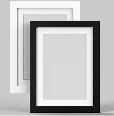 Photo Frame for Photos With Mounts Image Inserts White Mount Frame ...
