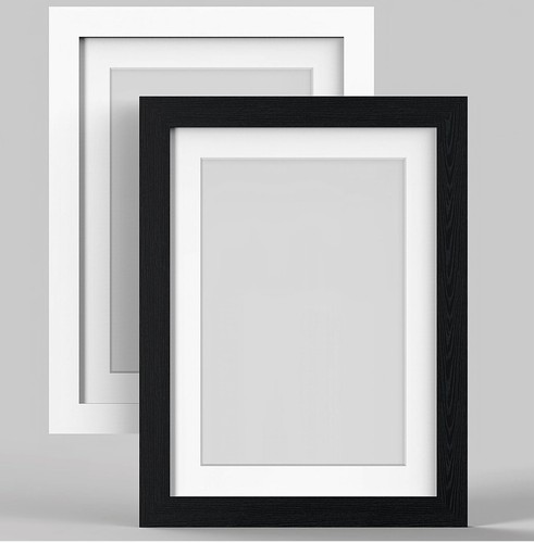 Photo Frame for Photos With Mounts Image Inserts White Mount Frame ...