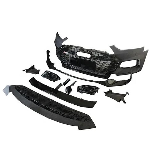 RS5 Style aftermarket Front Bumper kit with grilles, fits Audi A5/S5 B9 ...