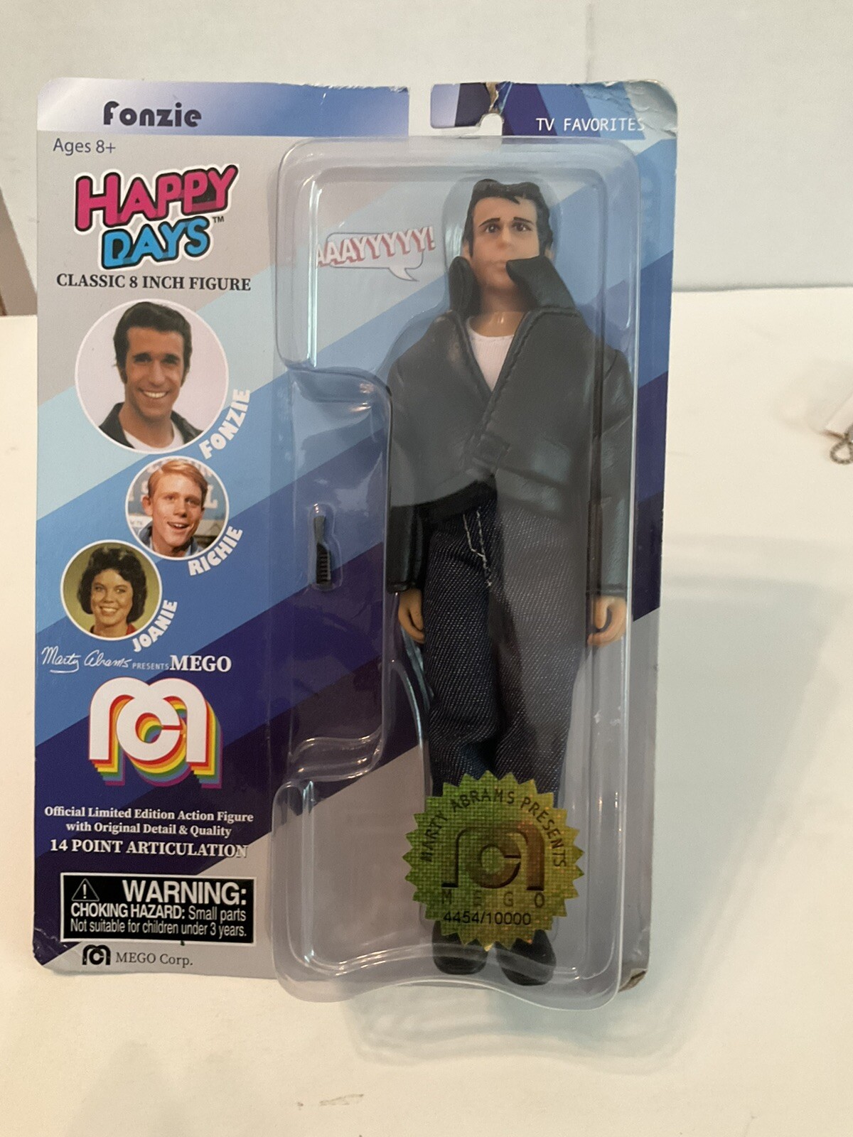 Mego Happy Days Fonzie 8" Action Figure - 2018 Brand New Sealed | eBay