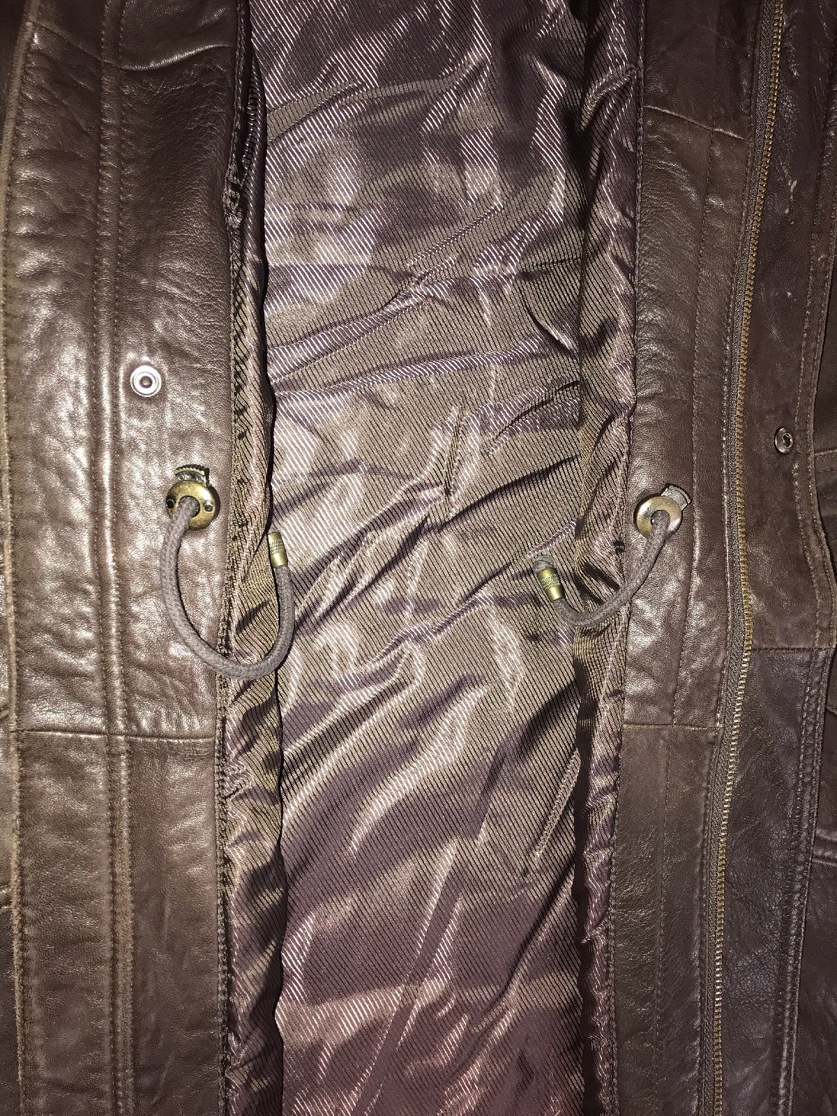 Robert Comstock Endurance Brown Leather Coat Jacket M… - Gem