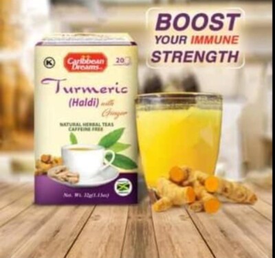 3 Pack Jamaican Caribbean Dream Turmeric with Ginger Tea Bag | eBay