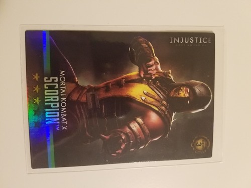 DC Injustice Series 3 Arcade Card - Scorpion (Mortal Kombat X) Holo ...