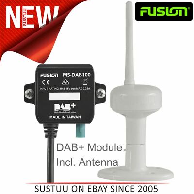 Fusion DAB100A Module with Powered Antenna|DAB/DAB+|IPx3/ 7|For Fusion ...