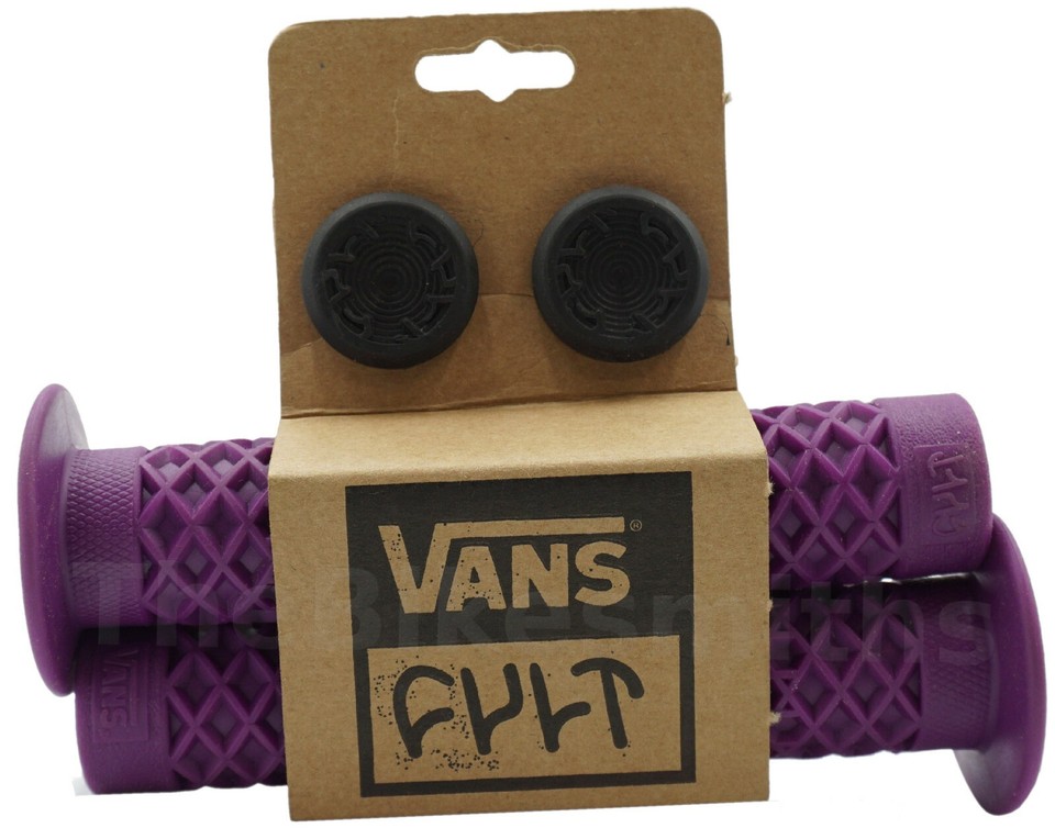 ODI Vans x Cult Flange BMX Grips Soft Waffle Design Long 150mm Length ...