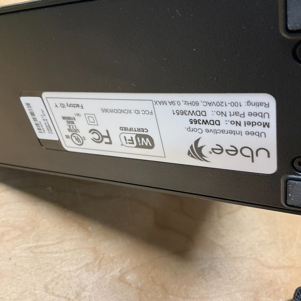 Ubee Cable Modem DDW365 DOCSIS 3.0 8x4 Wireless Router Gateway WiFi 802 ...