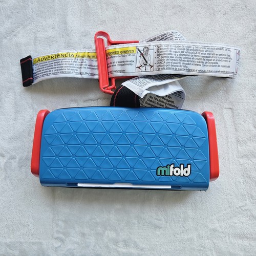Mifold Grab-And-Go Compact Car Booster Portable Seat Black / Blue ...
