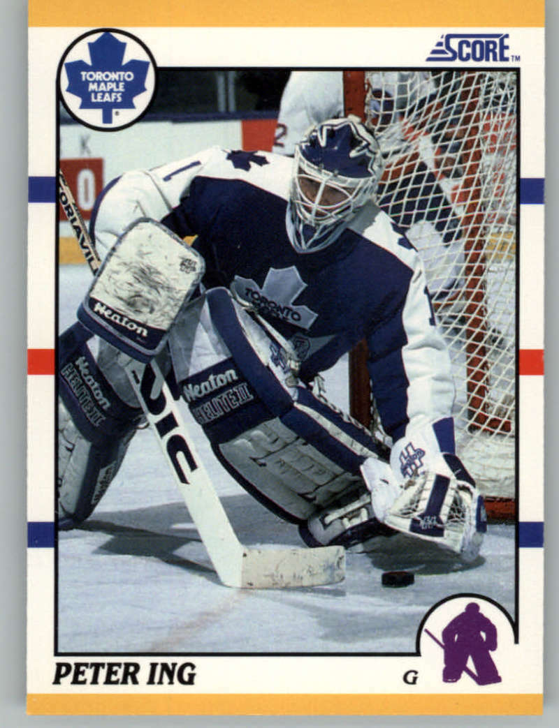 1990-91 Score Rookie/Traded #11T Peter Ing Maple Leafs | eBay