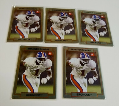 Shannon Sharpe 1990 Action Packed #46 RC Rookie Card Denver Broncos LOT ...